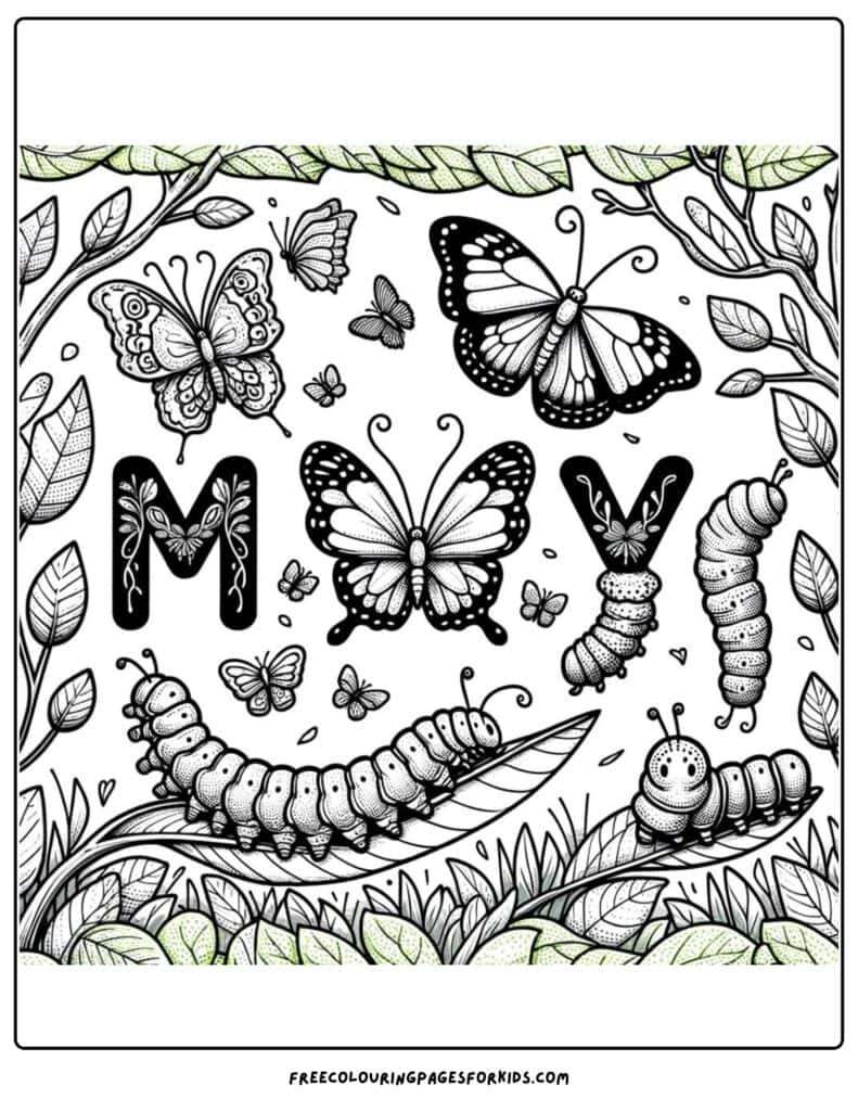 50 May Coloring Pages for Kids