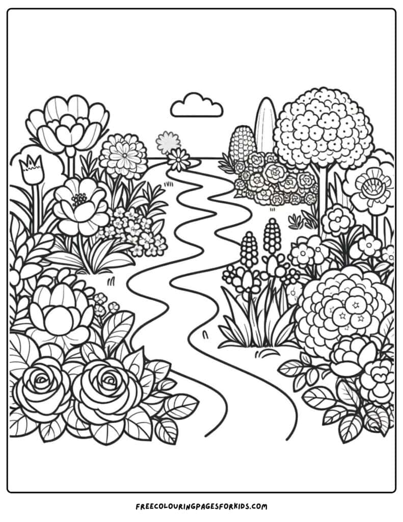 A Flower Garden Path