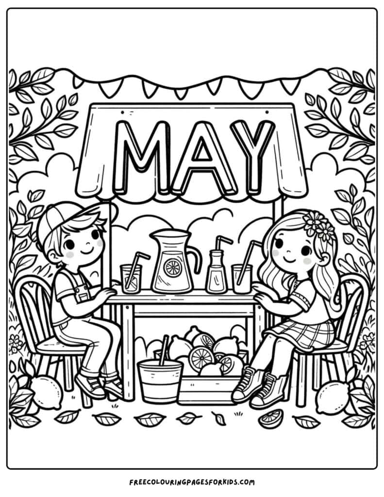 50 May Coloring Pages for Kids