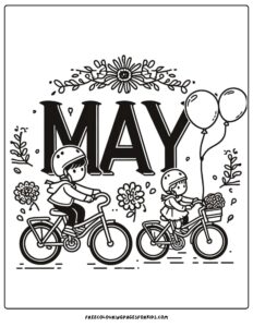 50 May Coloring Pages for Kids