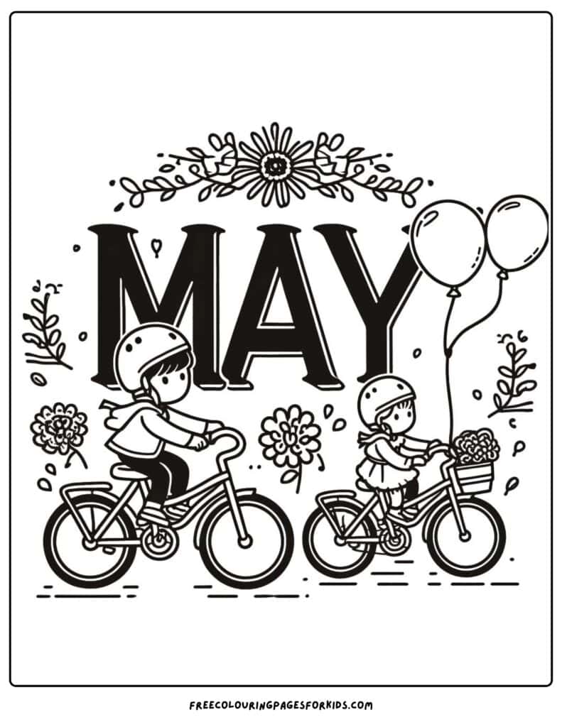 50 May Coloring Pages for Kids - Coloring For Kids