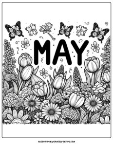 50 May Coloring Pages for Kids - Coloring For Kids