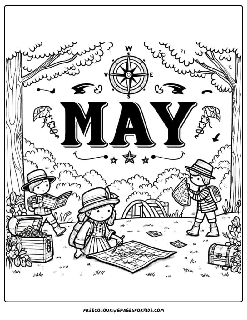 50 May Coloring Pages for Kids