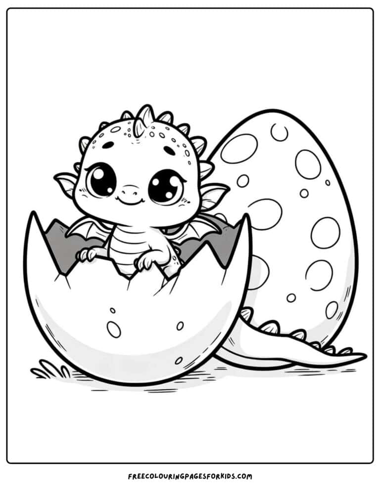 42 Dragon Coloring Pages