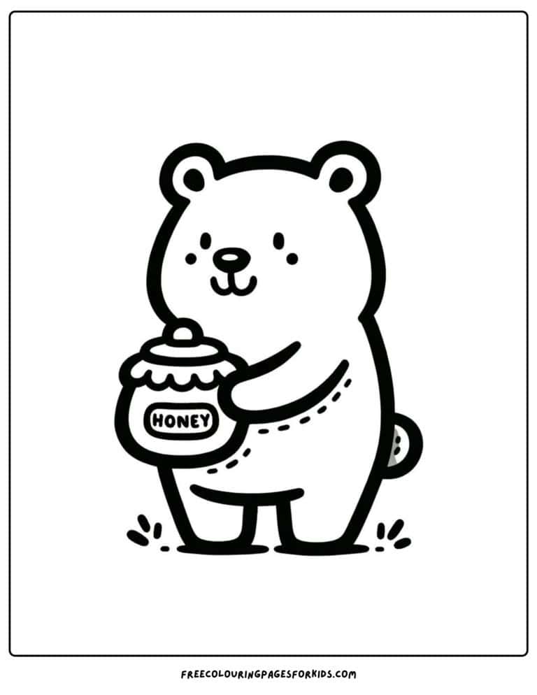 50 Bear Coloring Pages - Coloring For Kids