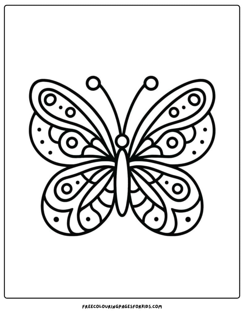 50 Butterfly Coloring Pages