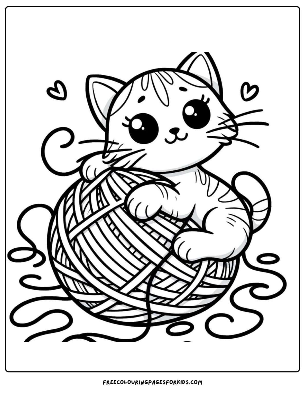 56 Cat Coloring Pages