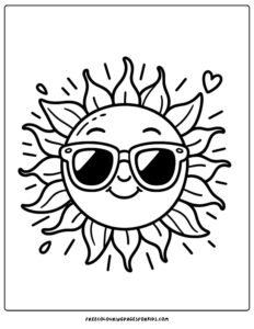 55 Summer Coloring Pages - Coloring Pages For Kids