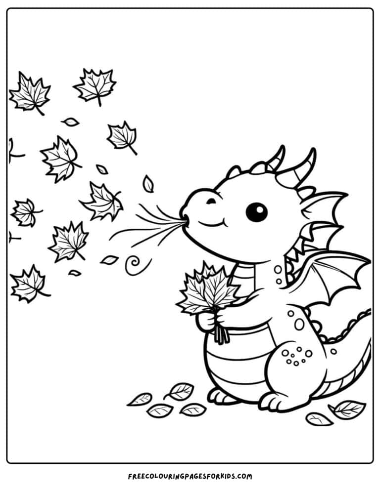 42 Dragon Coloring Pages