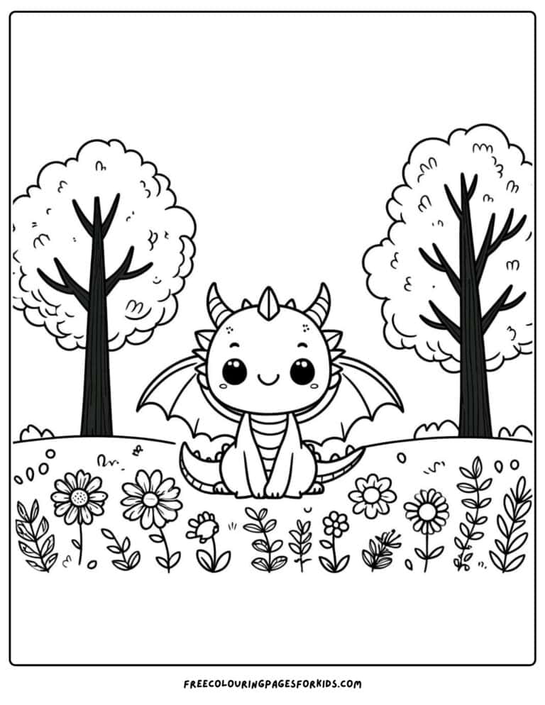 42 Dragon Coloring Pages
