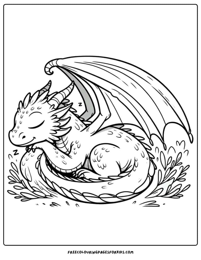 42 Dragon Coloring Pages