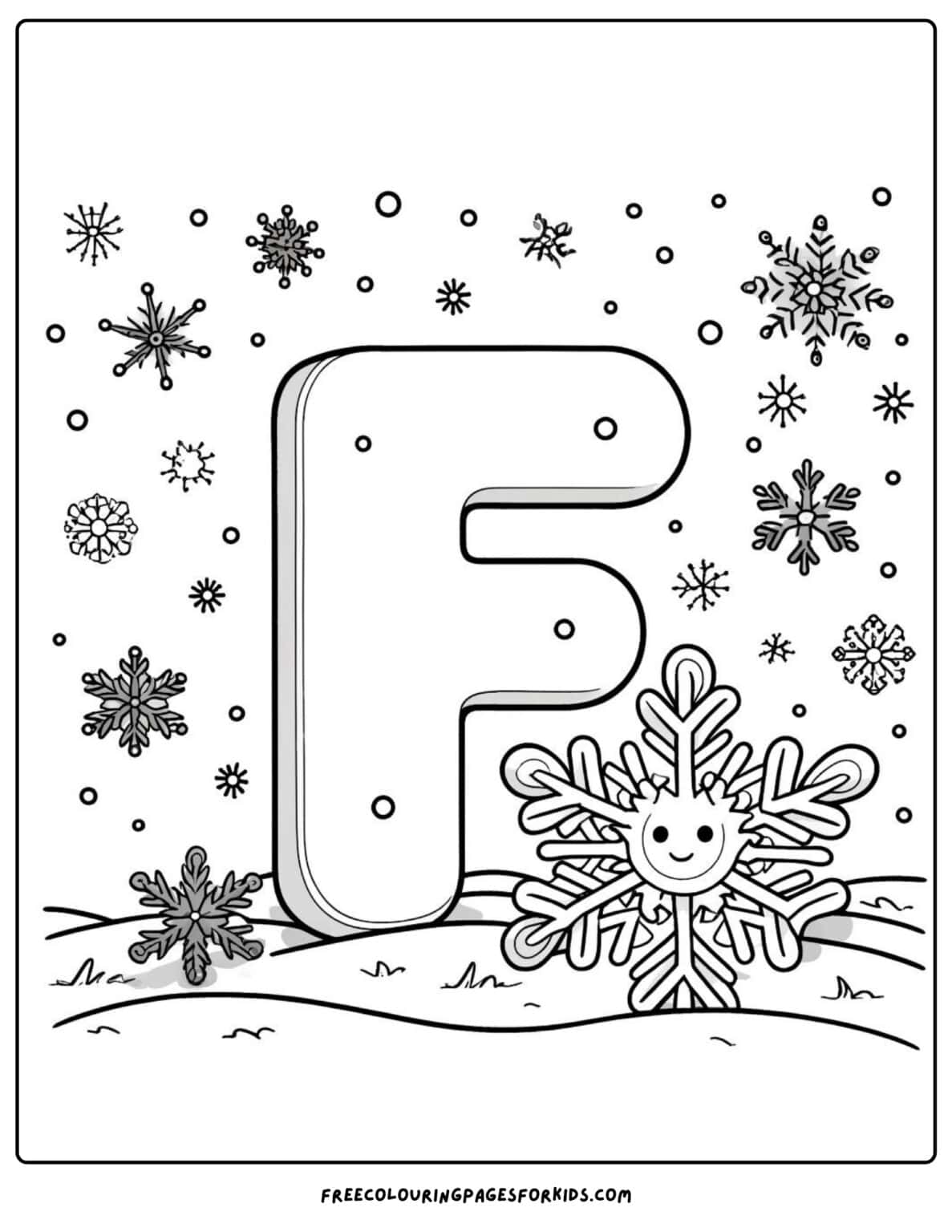 12 Letter F Coloring Pages