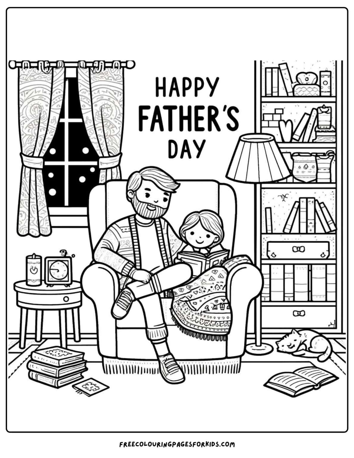 44 Father's Day Coloring Pages