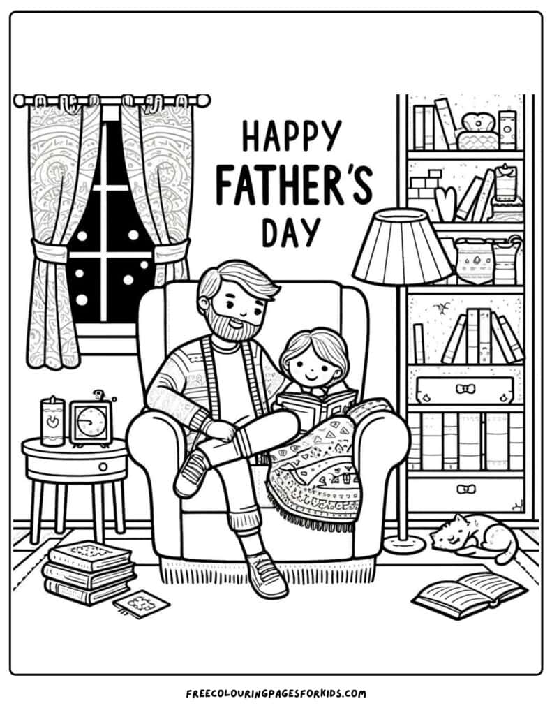 44 Father's Day Coloring Pages