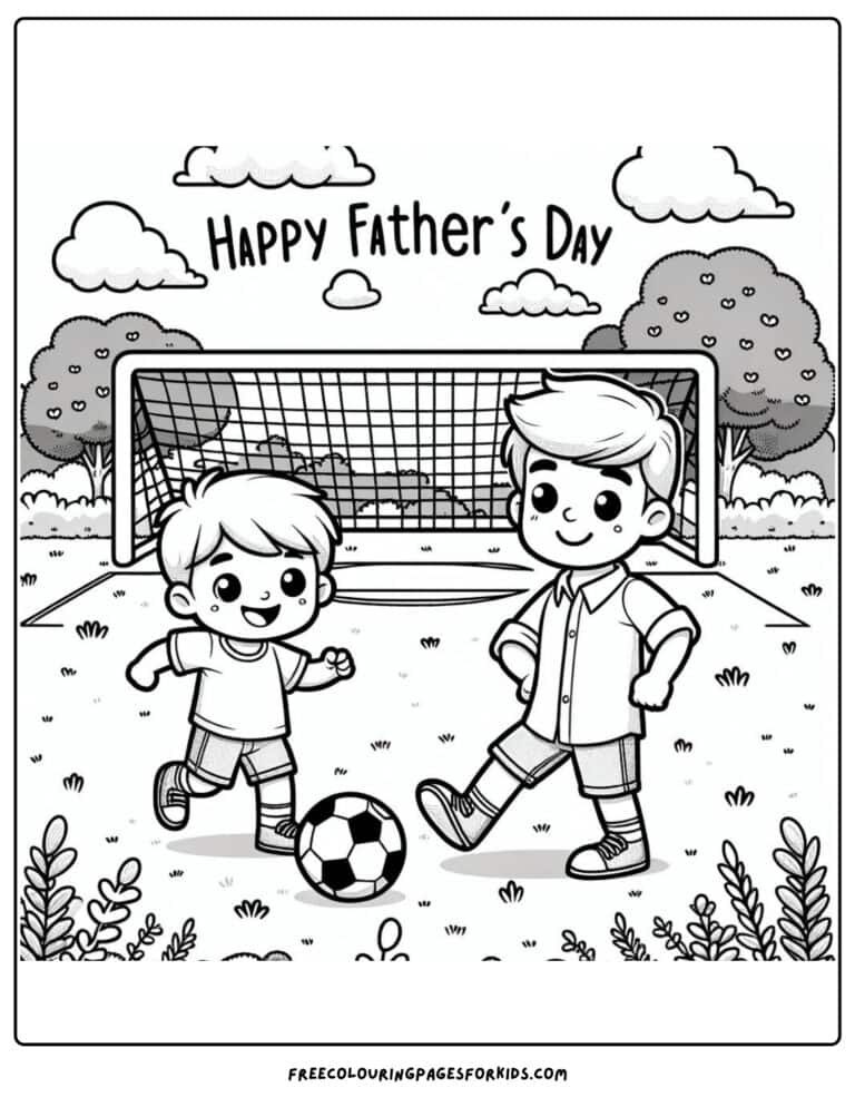 44 Father's Day Coloring Pages