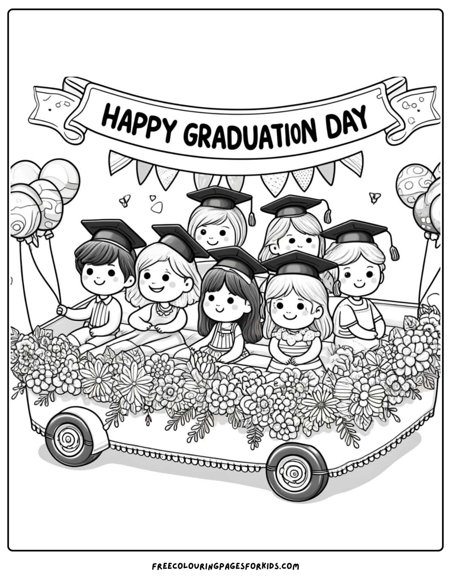 16 Kindergarten and PreSchool Graduation Coloring Pages - Coloring ...