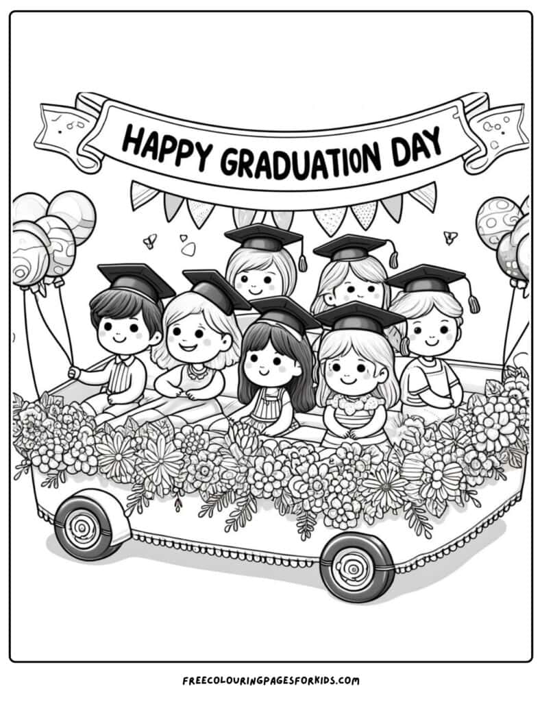 16 Kindergarten and PreSchool Graduation Coloring Pages - Coloring ...