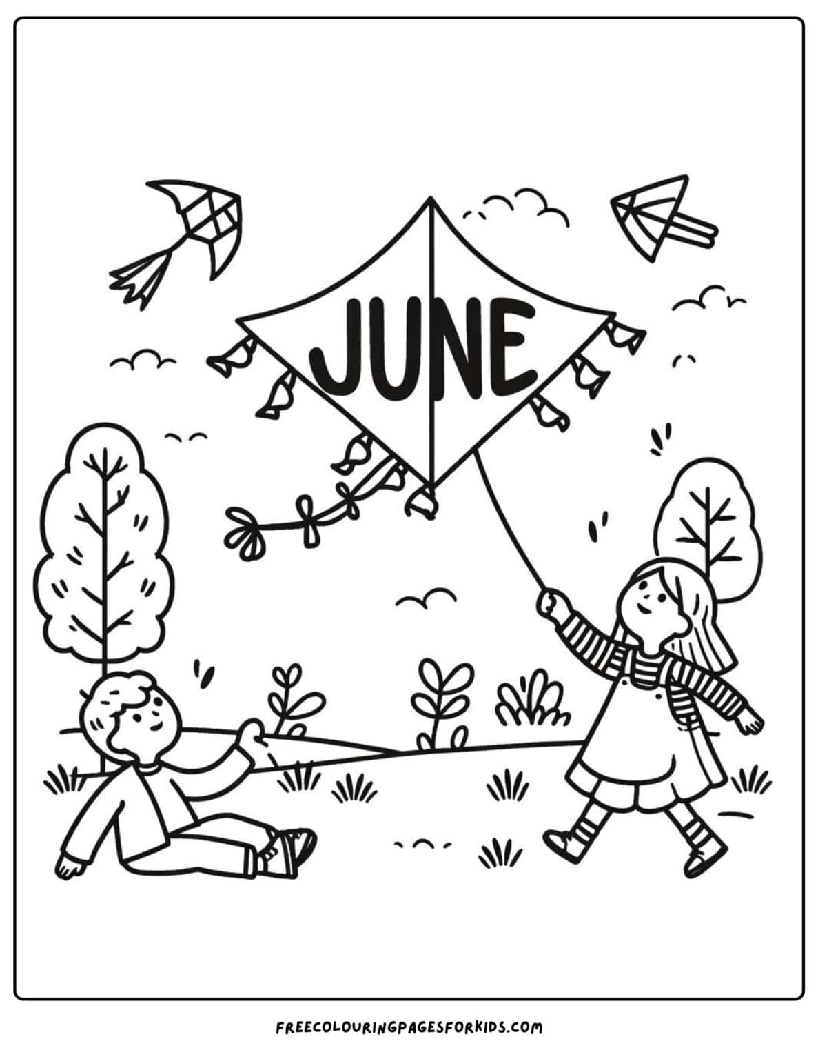 51 June Coloring Pages for Kids