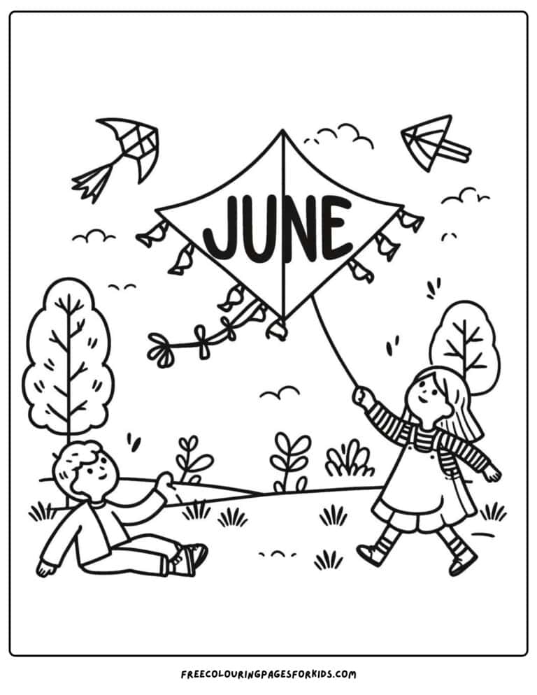 51 June Coloring Pages for Kids