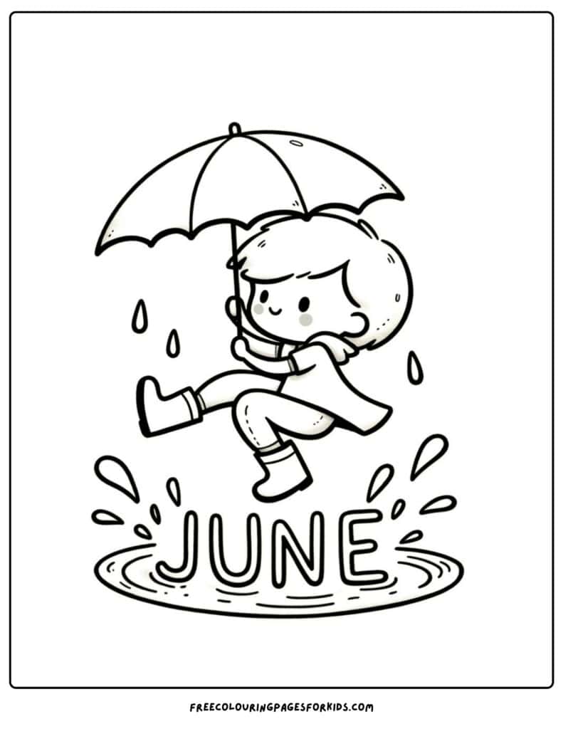 51 June Coloring Pages for Kids