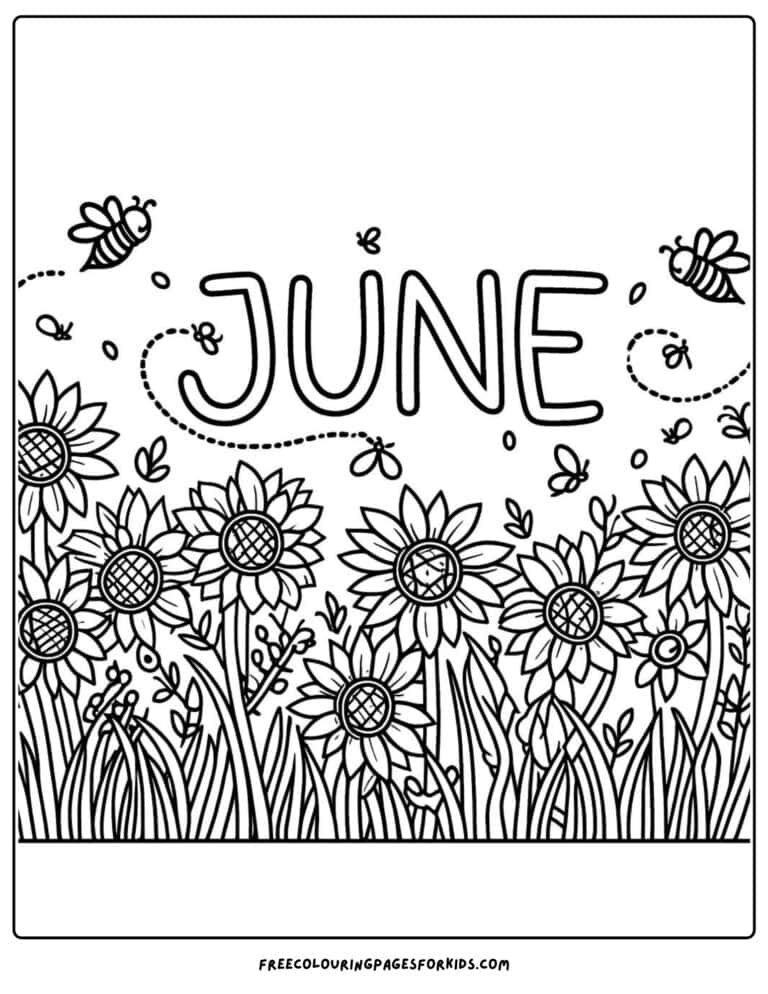 51 June Coloring Pages for Kids