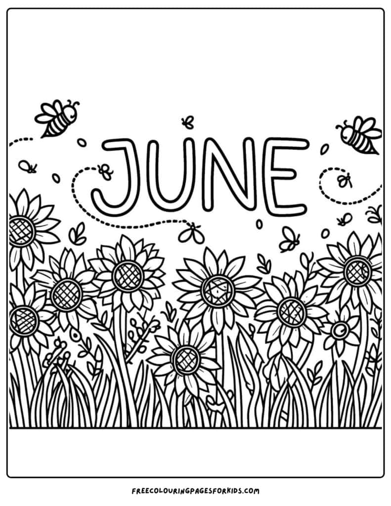 51 June Coloring Pages for Kids