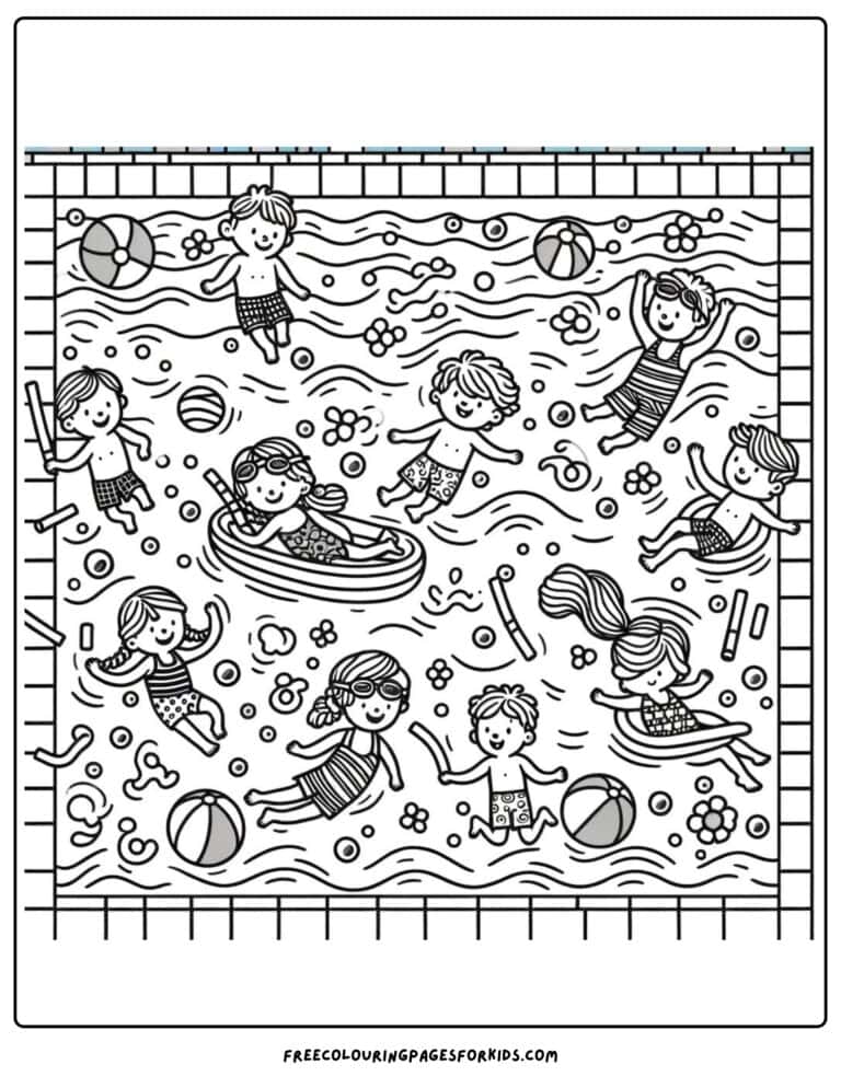 55 Summer Coloring Pages