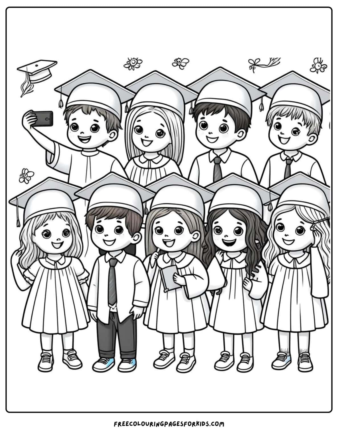 16 Kindergarten and PreSchool Graduation Coloring Pages - Coloring ...