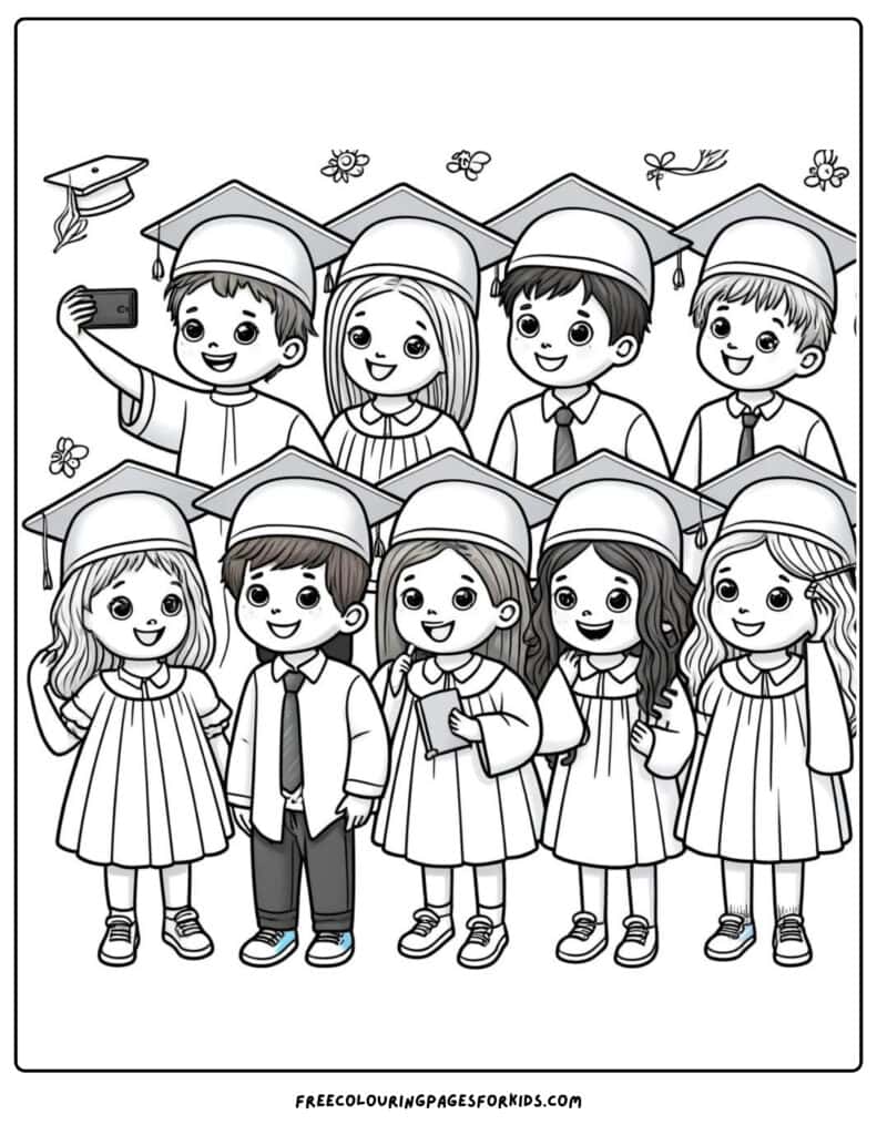 16 Kindergarten and PreSchool Graduation Coloring Pages - Coloring ...