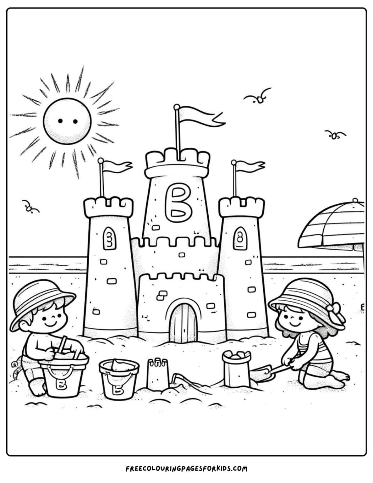 11 Letter B Coloring Pages