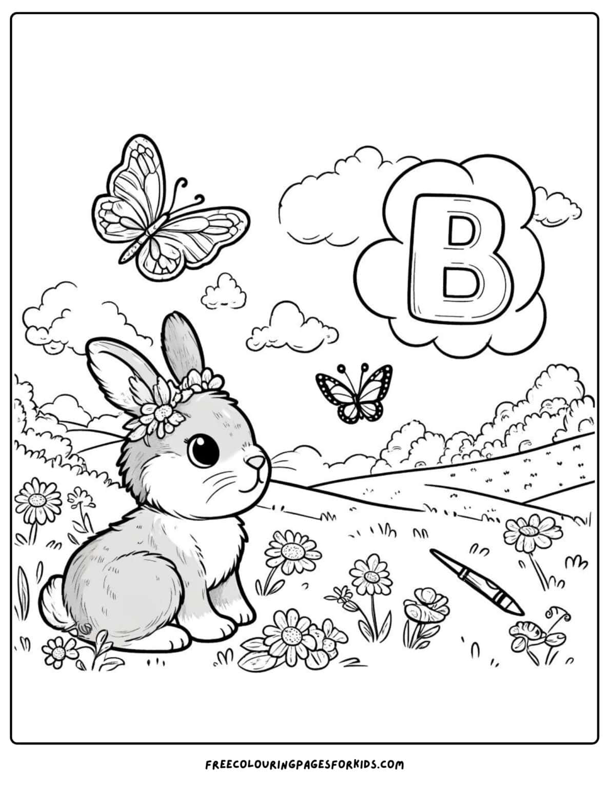11 Letter B Coloring Pages