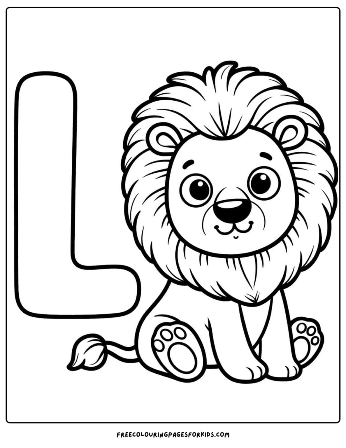 16 Letter L Coloring Pages