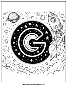 14 Letter G Coloring Pages