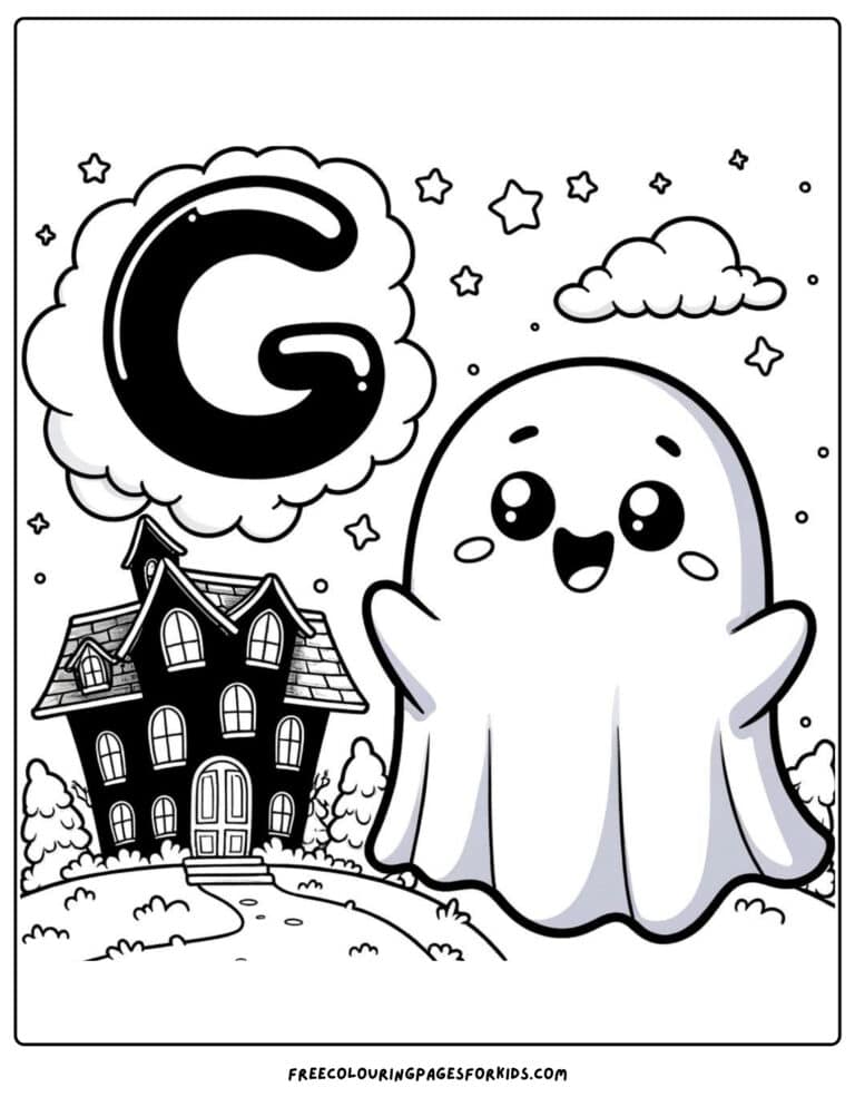 14 Letter G Coloring Pages