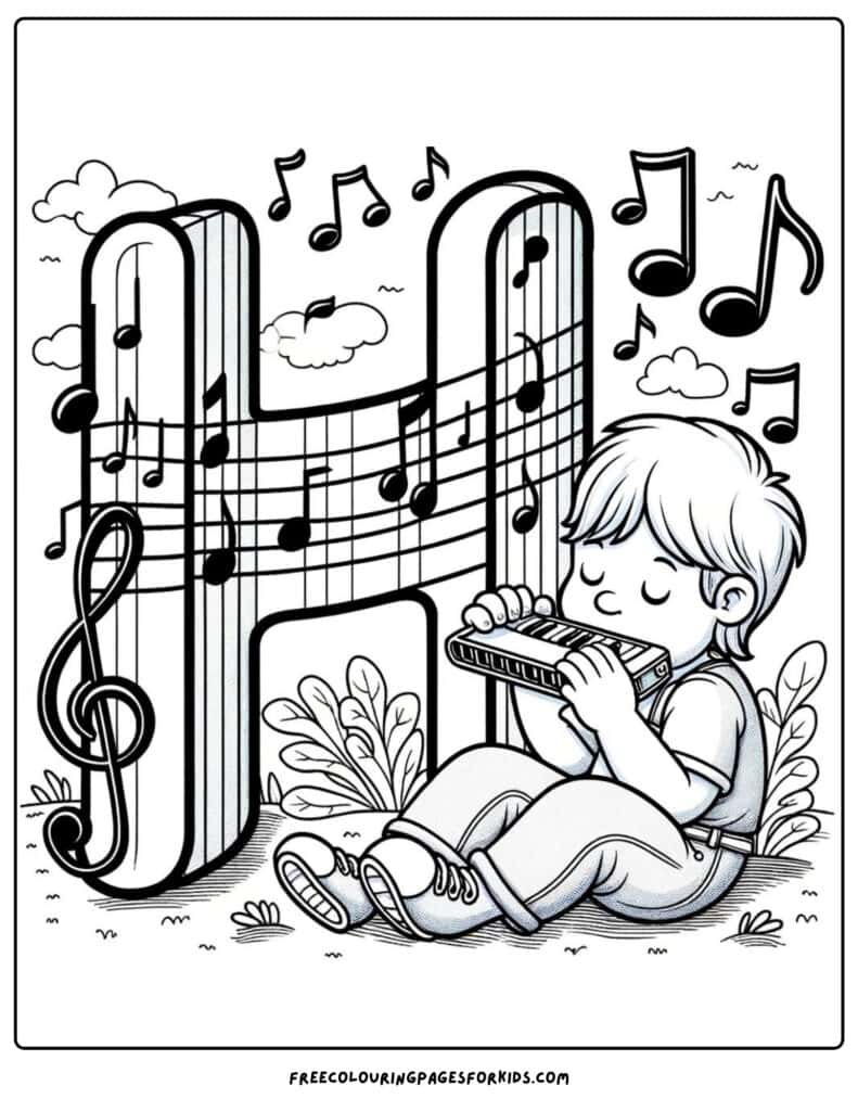 15 Letter H Coloring Pages