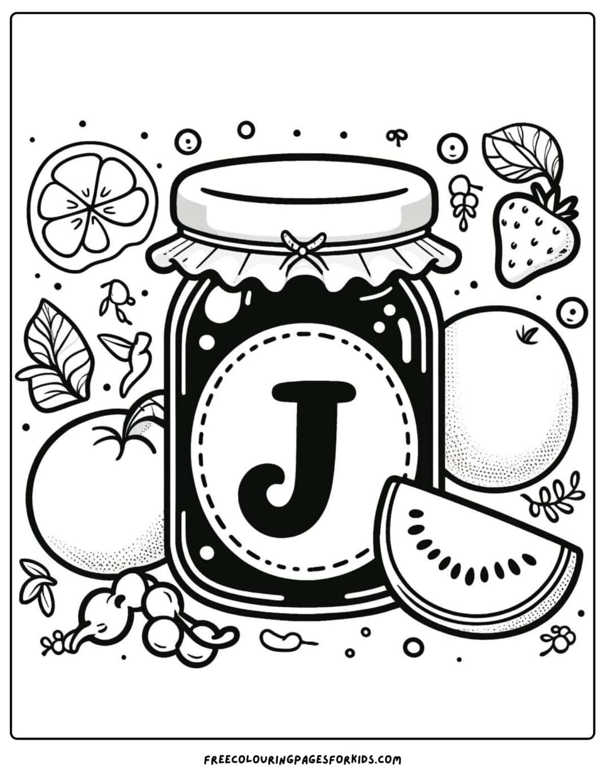 14 Letter J Coloring Pages