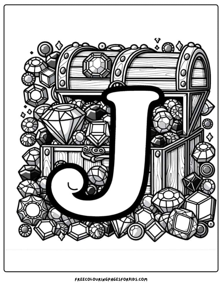 14 Letter J Coloring Pages