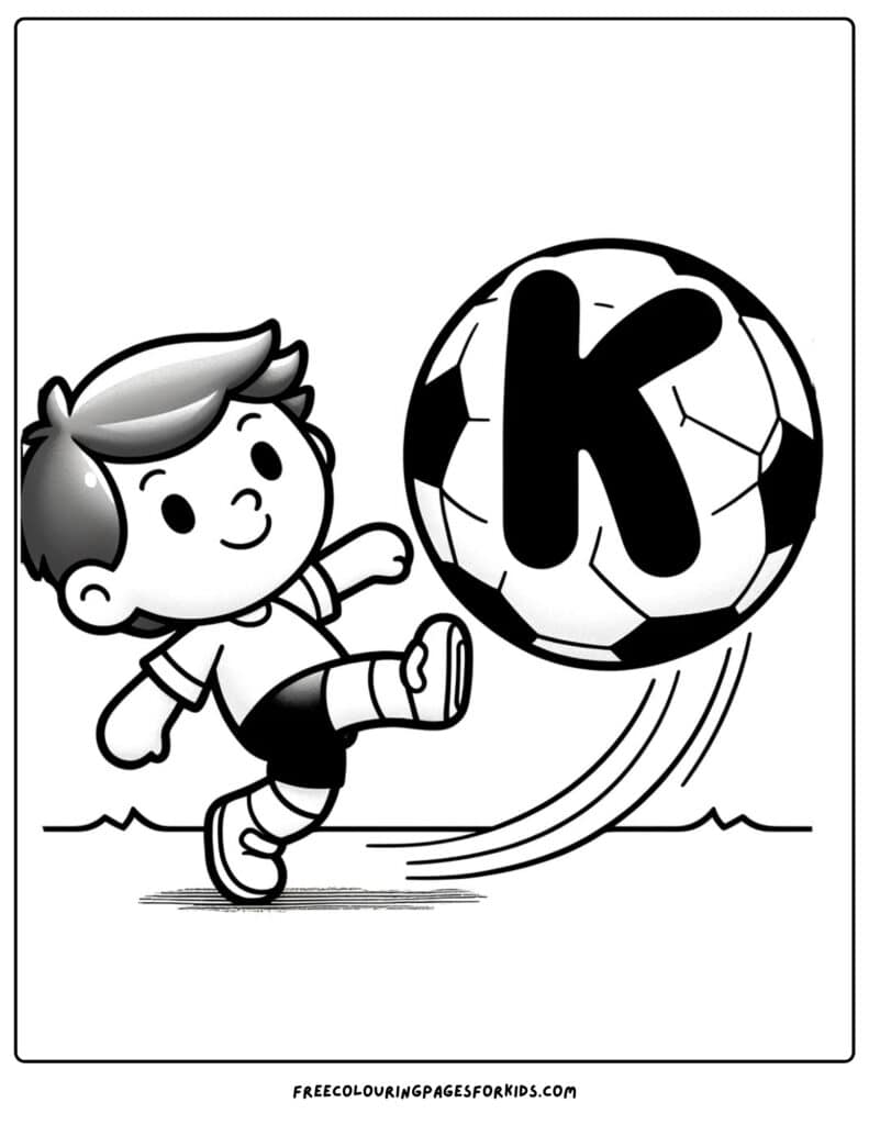 14 Letter K Coloring Pages