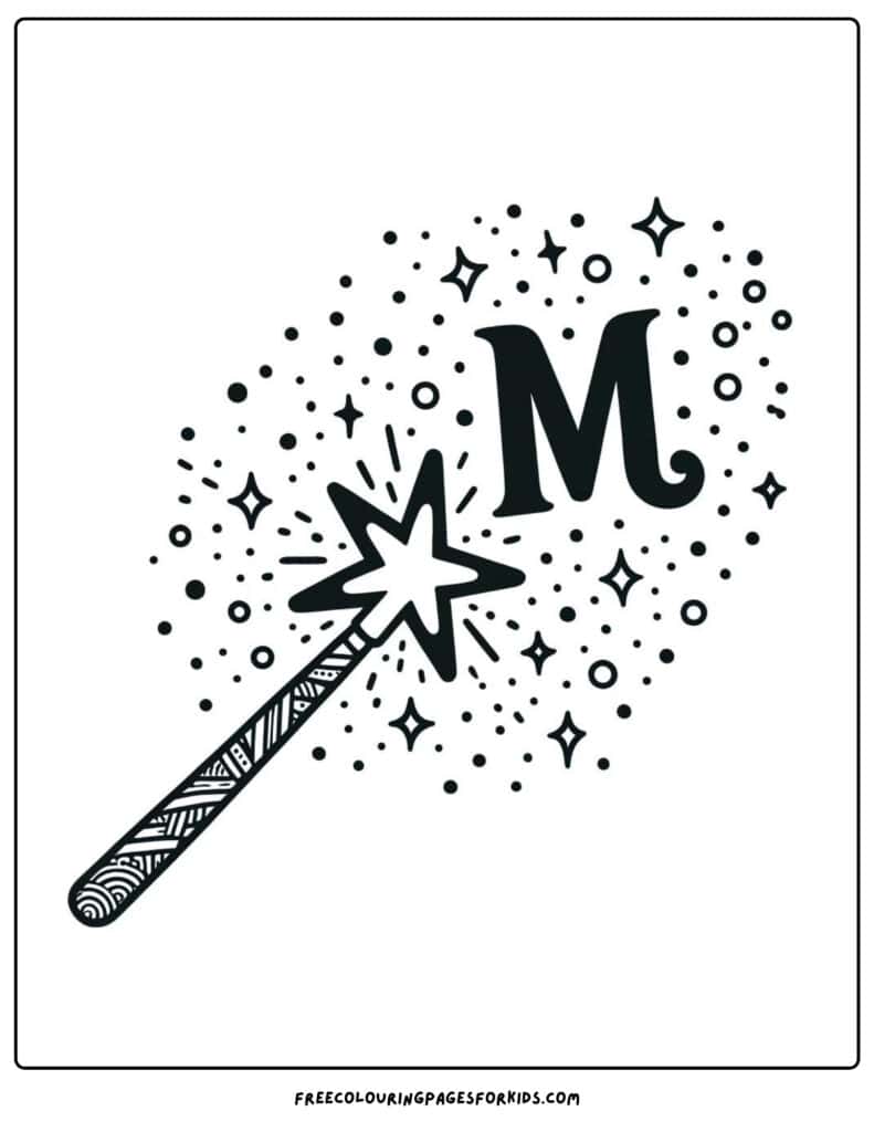 16 Letter M Coloring Pages