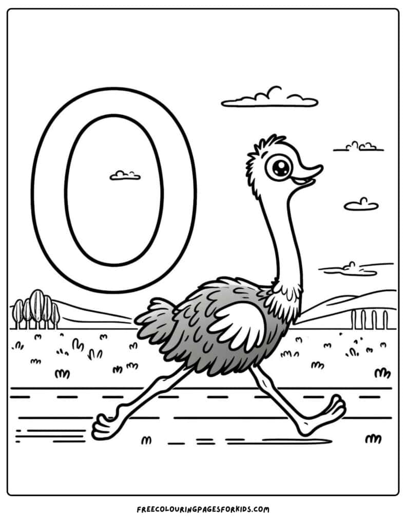 13 Letter O Coloring Pages