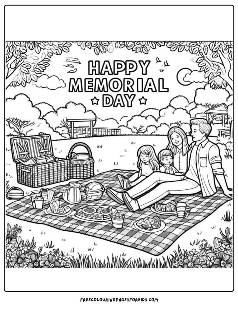 11 Memorial Day Coloring Pages - Coloring For Kids