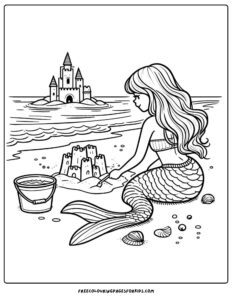 44 Mermaid Coloring Pages