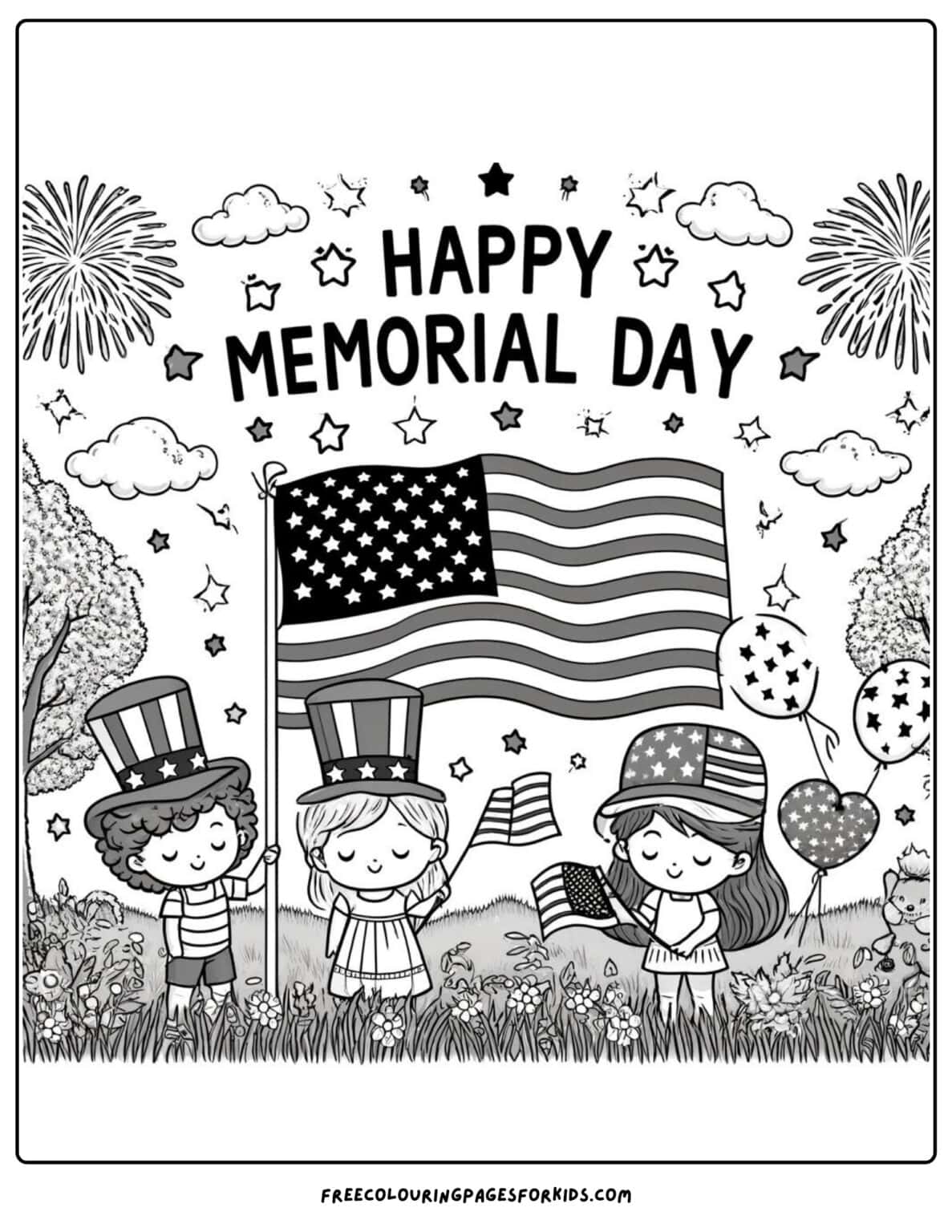 11 Memorial Day Coloring Pages - Coloring For Kids