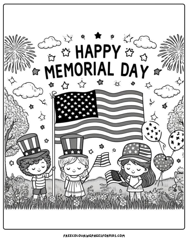 11 Memorial Day Coloring Pages - Coloring For Kids