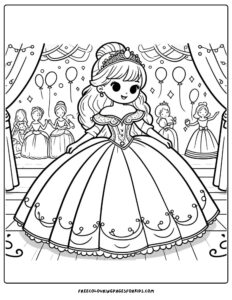 47 Princess Coloring Pages For Kids - Coloring For Kids