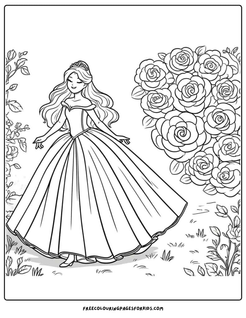 47 Princess Coloring Pages For Kids - Coloring For Kids
