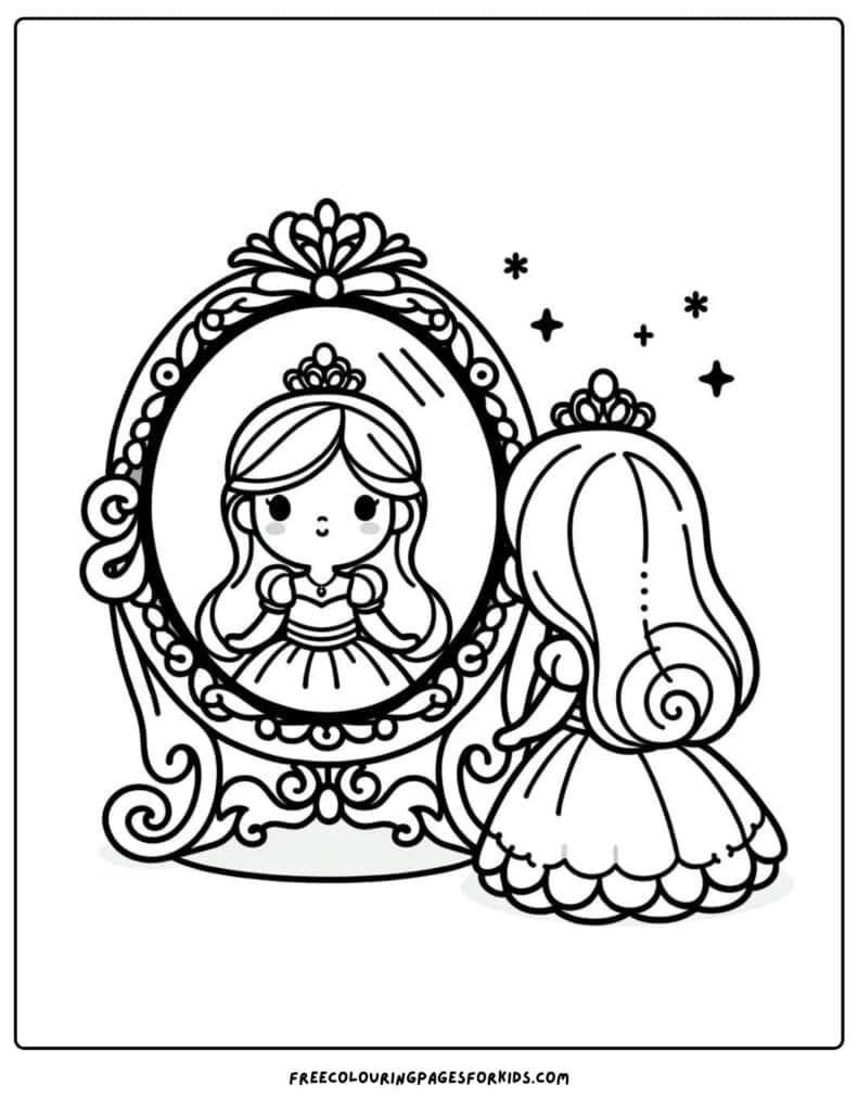 47 Princess Coloring Pages For Kids - Coloring For Kids