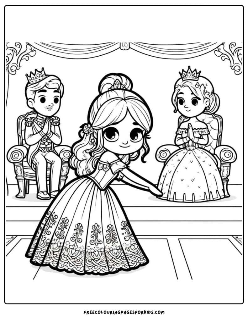 47 Princess Coloring Pages For Kids - Coloring For Kids