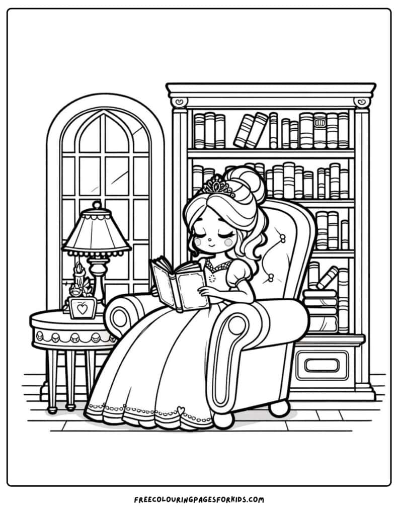 47 Princess Coloring Pages For Kids - Coloring For Kids