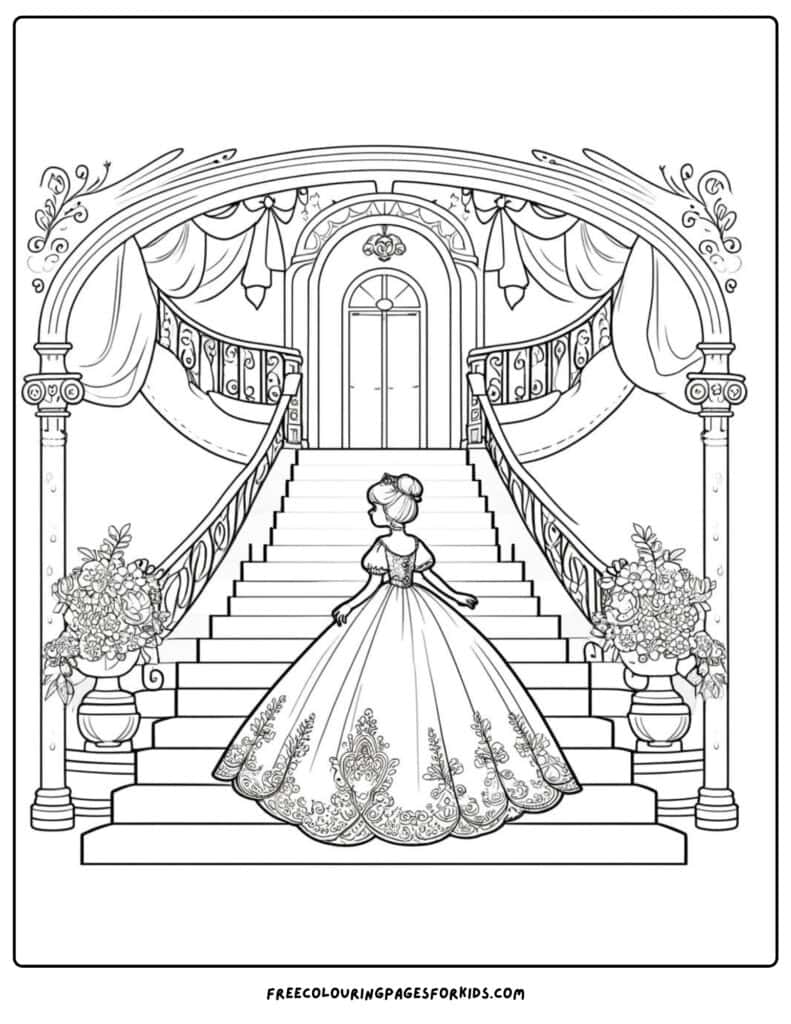47 Princess Coloring Pages For Kids - Coloring For Kids